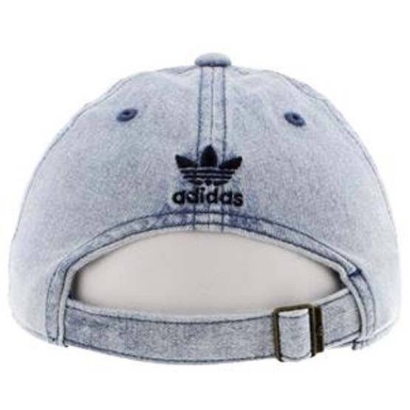 adidas | Accessories | Nwt Adidas Originals Denim Hat Trefoil Ball Cap ...